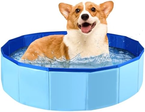 Amazon.com : Totolee Dog Pool, Portable Dog Bathtub, PVC Pet Swimming ...