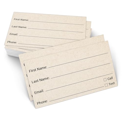 Snapklik.com : Contact Cards, Made In USA - 35x2, Client Profile Card ...