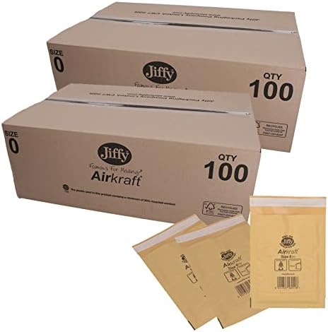 AB Tools 200pk Genuine Gold Jiffy Bag Airkraft Bubble Padded Mail Bag ...