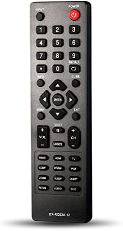 Amazon.com: Elekpia DX-RC02A-12 Remote Control Compatible with Dynex DX ...