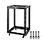 Amazon.com: RIVECO 9U Open Frame Server Rack with Casters- Heavy Duty 4 ...