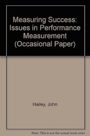 Measuring Success: 9781897748848: Books - Amazon.ca