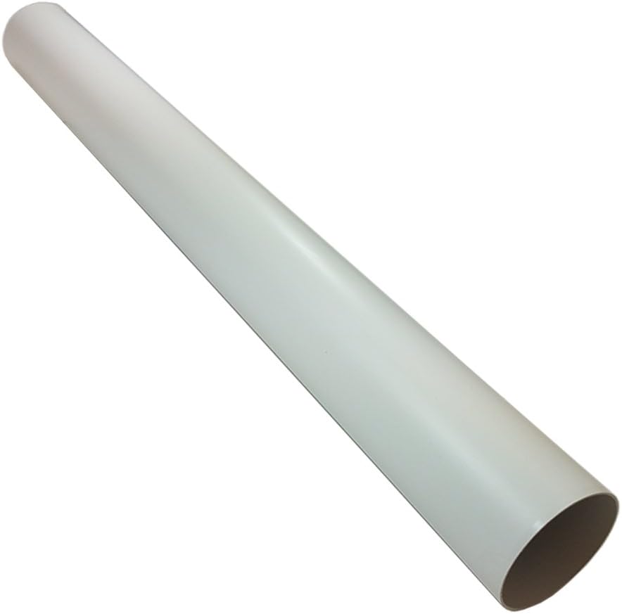 Kair Rectangular Flat Ducting 110mm x 54mm - 1 Metre Length Flat Channel Pipe : Amazon.co.uk ...