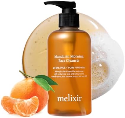 Amazon.com: Melixir Mandarin Morning Face Cleanser, Gentle Non ...