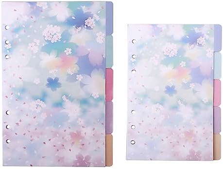 Amazon.com : Leadigol A5/A6 Binder Dividers, Insertable Multicolor Tabs ...