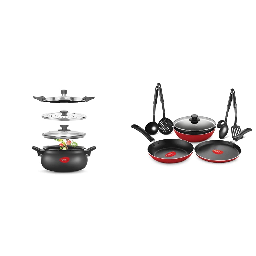 Buy Pigeon All in One Ceramic Super Cooker 5 Litre & Mio Nonstick ...