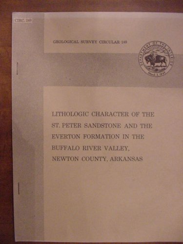 Lithologic Character of the St. Peter Sandstone and the Everton ...