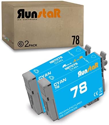 Amazon.com: Run Star Remanufactured 78 Cyan Ink Cartridge Replacement ...