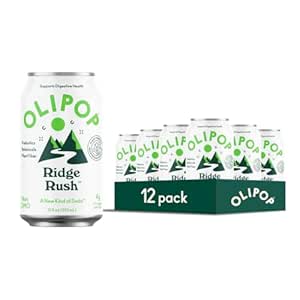 Amazon.com : OLIPOP Prebiotic Soda Pop, Ridge Rush, A New Kind of Soda Packed with Prebiotics ...