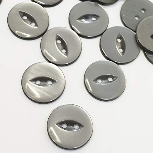 MajorCrafts® 44pcs 13mm Heart Faceted Acrylic 2 holes Sewing Buttons ...