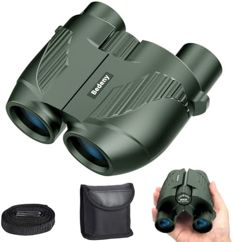 Amazon.com : Mini Compact Binoculars Adults Kids - 20x25 High Powered ...