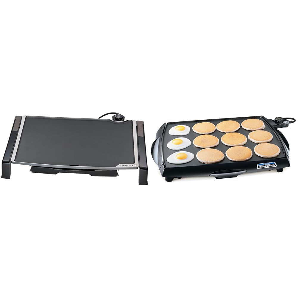 Amazon.com: Presto XL 07073 Electric Tilt-N-fold Griddle, 19", Black ...