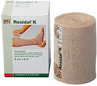 Lohmann & Rauscher Rosidal K Short Stretch Compression Bandage, 3.14" x ...
