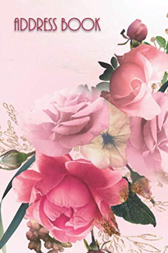 Address Book: Small Floral Address and Telephone Number Book (4x6) with ...