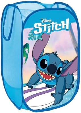 Foldable Stitch Toy and Laundry Basket with Disney Official License ...