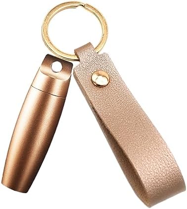 Amazon.com: Small Pill Box,(2 Pack) Keychain Pill Holder Portable Mini ...