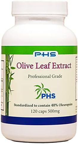 Amazon.com: Olive Leaf Extract 40% Oleuropein 120 caps : Health & Household