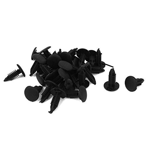 Alcoa Prime32 Pcs Black Plastic Rivets Clip 4mm x 5mm x 18mm : Amazon ...