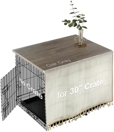 Amazon.com: VIE DE AMAN Dog Crate Topper Wood for 48 42 36 24 inch ...