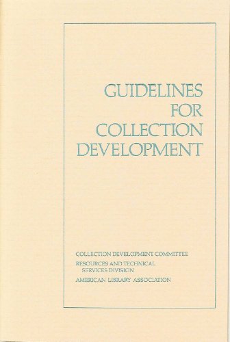 『Guidelines for Collection Development』｜感想・レビュー - 読書メーター