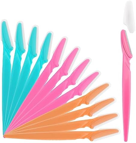 Amazon.com: D 12 PCS Eyebrow Razor for Women Face Razors For Dermaplane ...