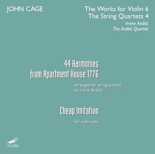 Play Cage: The Works for Violin, Vol. 6 & The String Quartets, Vol. 4 ...