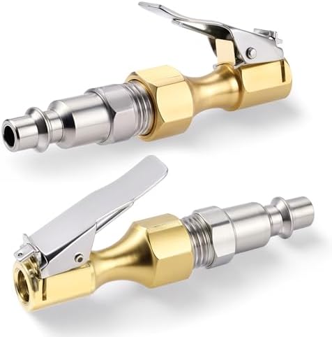 Amazon.com: 2 PCS Air Chuck, Closed Flow Heavy-Duty Locking Tire Air ...