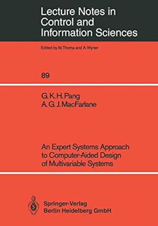 An Expert Systems Approach to Computer-Aided Design of Multivariable ...