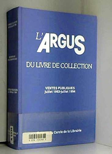 Amazon.com: L'Argus Du Livre De Collection: Ventes Publiques Juillet ...