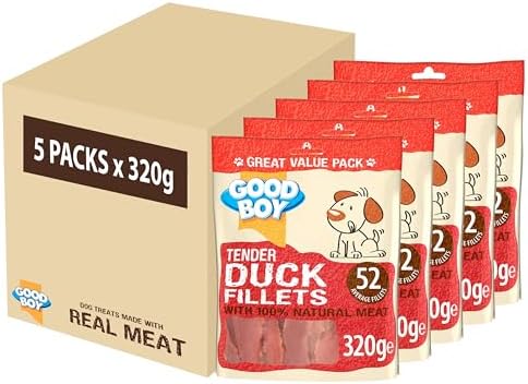 Good Boy Pawsley and Co Tender Duck Fillets 80gm (Case of 10) : Amazon ...