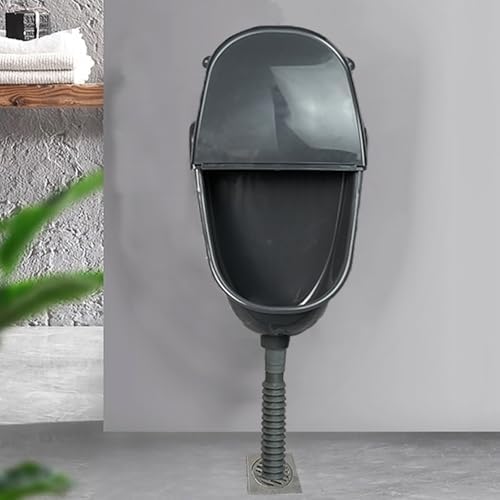 Wall-Mounted Waterless Urinal for Men - Durable Plastic with Manual ...