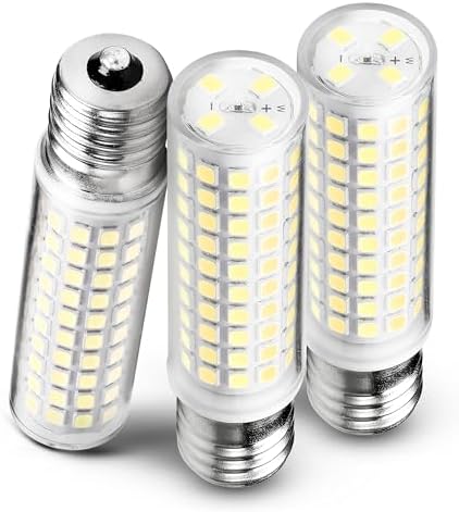 Heifymi E17 LED Light Bulb 10 Watt Equivalent 100W 6000K Daylight White ...