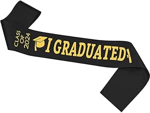 Amazon.com: Meokro Sash Graduation Party Accessories Etiquette Belts ...