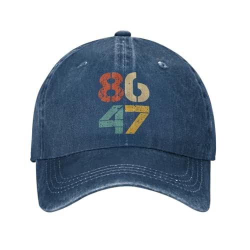 Amazon.com: Classic Vintage 80s Style 86 47 Hats For Men 8647 Womens ...