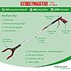 The Helping Hand Company Streetmaster PRO Heavy Duty Litter Picker 33”/85cm. Long Trash Picker ...