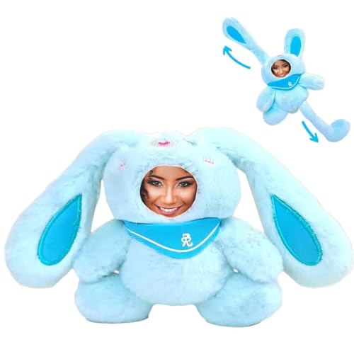 Amazon.com: Personalized Easter Bunny Stuffed Animal Key Chain ...