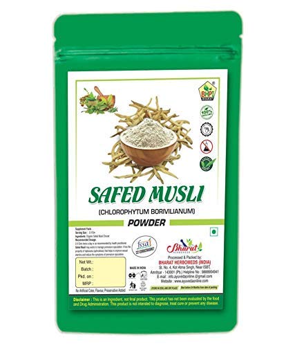 Buy Bharat Safed Musli Powder 200 gm | Swet Mushli | Musli Root Powder ...
