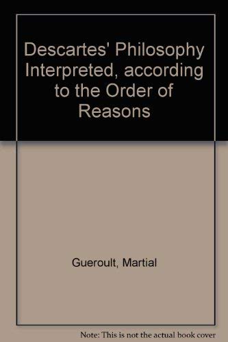 Buy Descartes' Philosophy Interpreted, according to the Order of ...