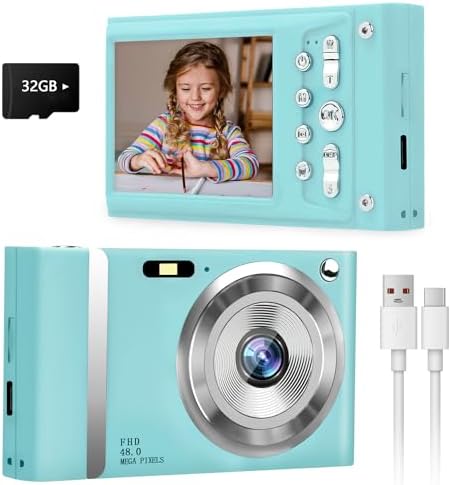 Amazon.com : 48MP Digital Camera 1080P HD Compact Digital Camera with ...