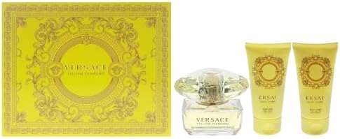 Amazon.com : Versace Yellow Diamond 3 Piece Gift Set for Women ...
