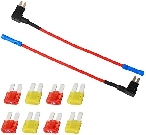 Amazon.com: Qiorange 12v Car Add-a-circuit Fuse TAP Adapter Mini ATM ...