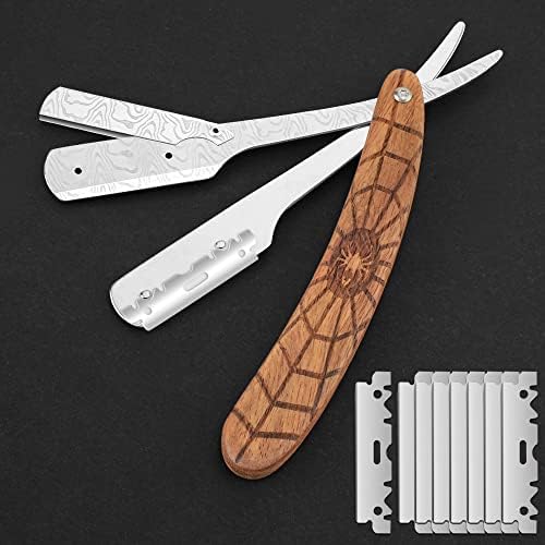 Amazon.com: Professional Barber Straight Razor with 100 Single Edge ...