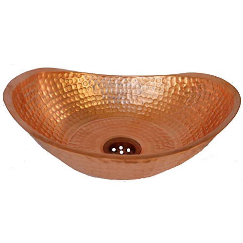 Amazon.com: Compact Gold Polished Mini Vessel Bathtub Copper Bathroom ...