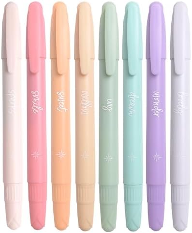 Amazon.com : Idyllic Grace - Happiness - Gel Highlighters - No Bleed ...