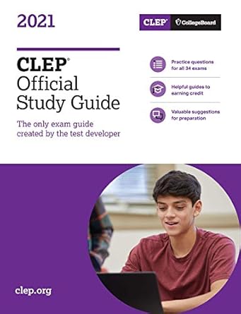 CLEP Official Study Guide 2021: College Entrance Examination Board ...
