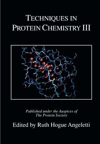 Amazon.com: Techniques in Protein Chemistry III: 9781483235530 ...