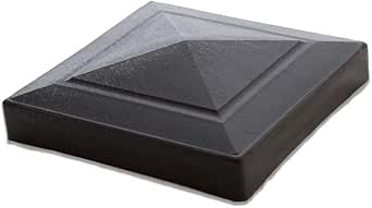 Extreme weather resistant Plastic Post cap, 4 x 4 inches, brown color ...