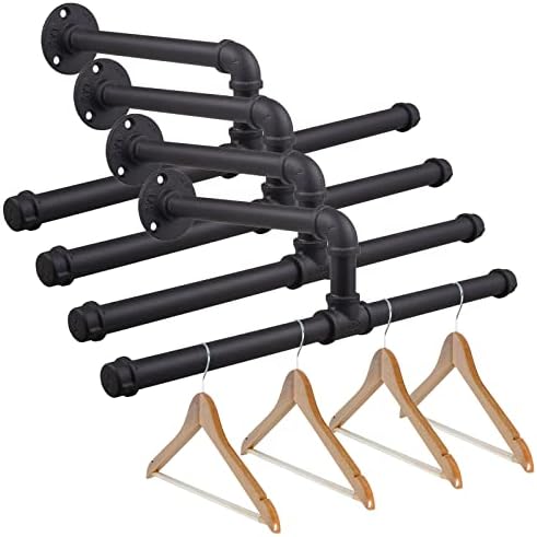 Amazon.com: FANHAO Industrial Pipe Clothes Rack, Heavy Duty Rustic ...
