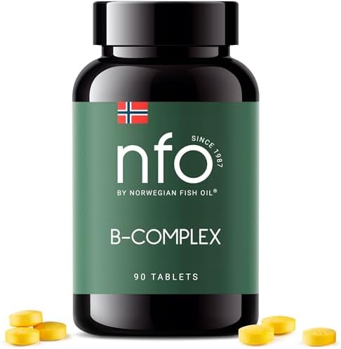 Amazon.com: NFO Vitamin B Complex [90 Tablets] Norwegian Natural High ...