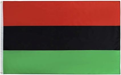 Amazon.com : Large 3x5FT Flag Pan-African Afro American African Banner ...